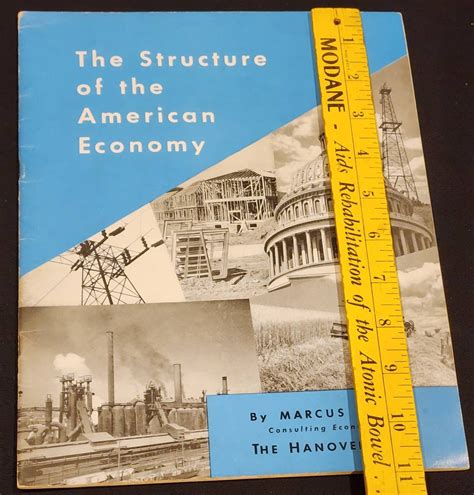 1950s Vintage The Structure Of The American Economy Marcus Nadler The