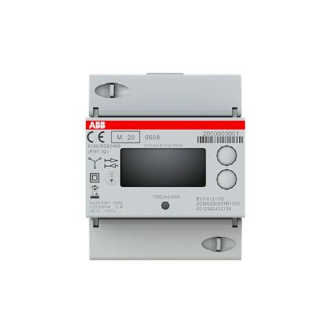 Abb Smart Buildings Energy Meter Abb 3 Phase 65a 400vac Mid Energy Meters Onninen