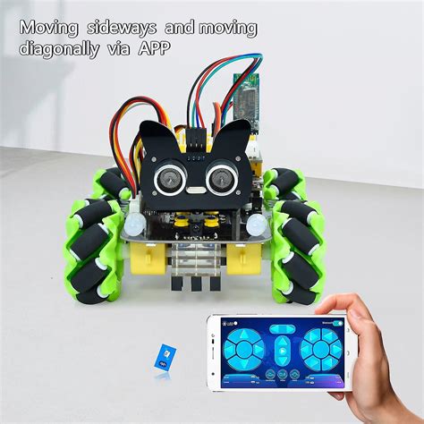 Keyestudio 4wd Mecanum Robot Auto Voor Arduino Robot Car Kit Smart Diy Project Voor Volwassenen