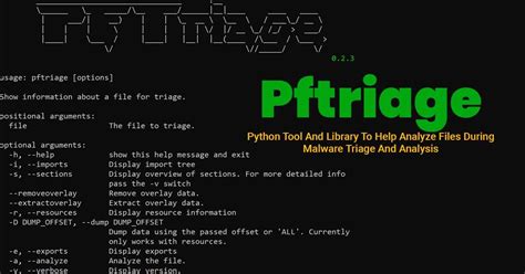 Tamal Bagchi On Linkedin Pftriage Is A Tool To Help Analyze Files