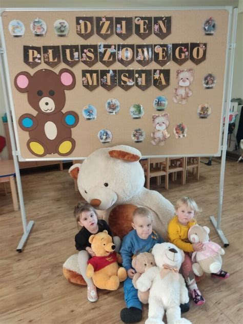 Dzień Pluszowego Misia w grupie Wesołki oraz Śpioszki Gminny Żłobek w