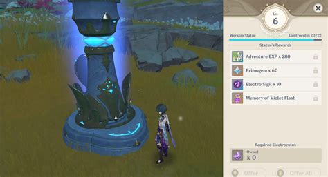 Collected All Electroculus R Genshin Impact