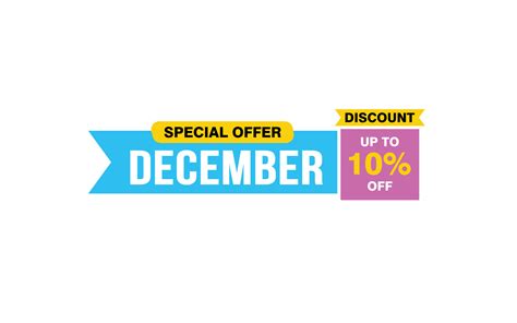 Offre De Réduction De 10 En Décembre Dédouanement Mise En Page De