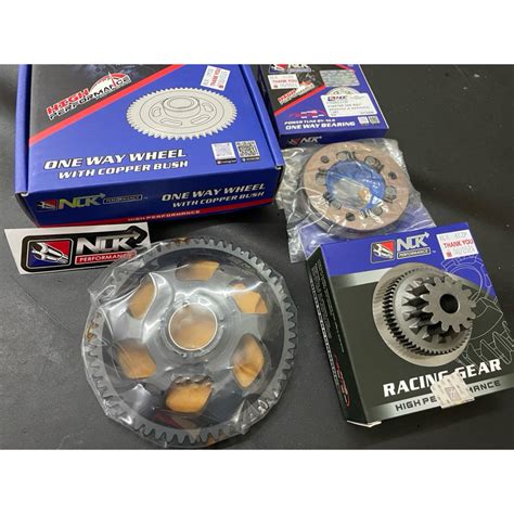 Ori NLK Y STARTER ONE WAY GEAR WHEEL COPPER BUSH BEARING RACING NEEDLE ESR RED LEO Y V V
