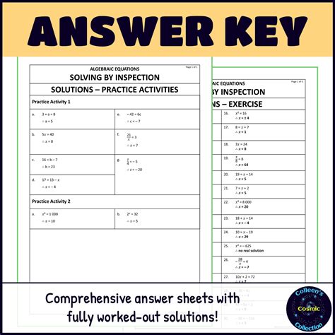 Solving Equations By Inspection Worksheet A Beginner S Guide To