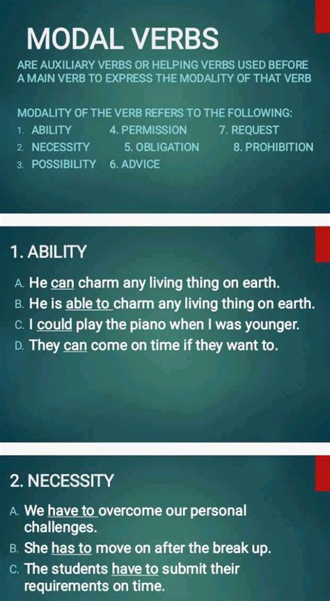 MODAL VERBS ARE AUXILIARY VERBS OR HELPING StudyX