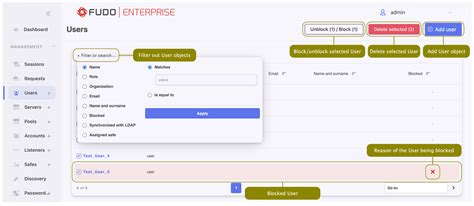Users — Fudo Enterprise 54 System Documentation