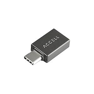 Amazon Com Accell Nano 10Gbps USB C To USB A Adapter 2 Pack USB 3 1 Gen2 Compatible With MS