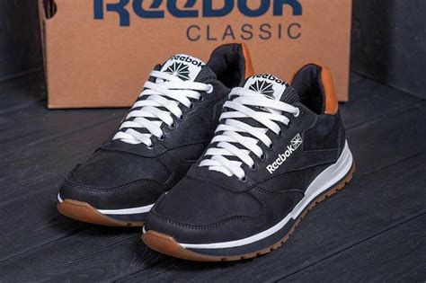 Чоловічі шкіряні кросівки reebok, чоловічі кросівки весна осінь ...