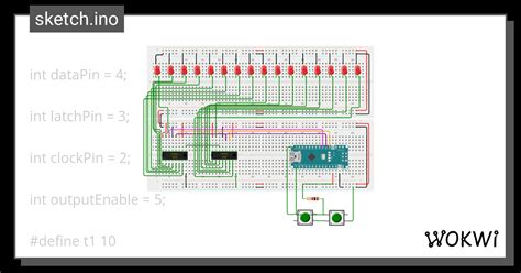 Led74hc595 Wokwi Esp32 Stm32 Arduino Simulator