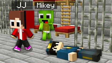 JJ And Mikey Escape From Prison Challenge In Minecraft Challenge