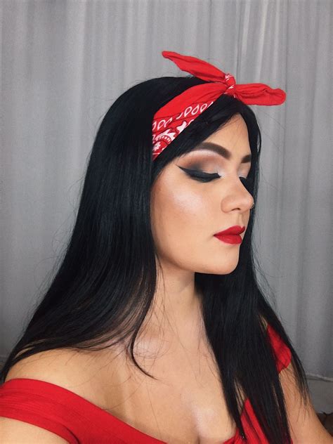 Makeup Pin Up🥰 Makeup Pinupstyle Pinup Redlips