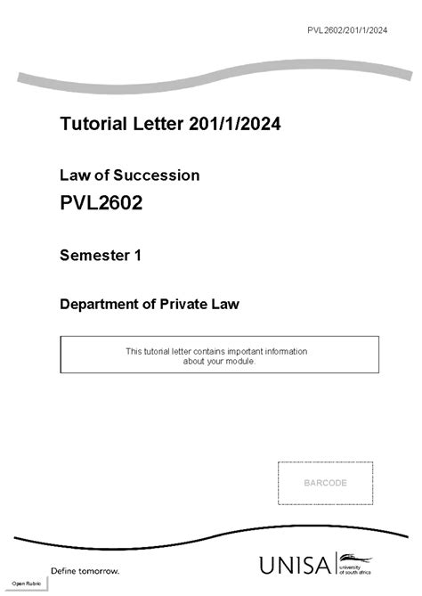 Pvl2602 2024 Tl 201 1 2024 E Fin Pvl26022011 Tutorial Letter 201