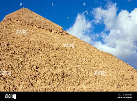 Tiled Top Of The Pyramid Of Khafre Or Of Chephren The Second Tallest And Second Largest Of The 3