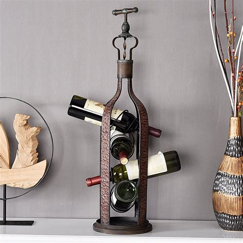 Welland Industries LLC 4 Bottle Tabletop Wine Rack Reviews Wayfair