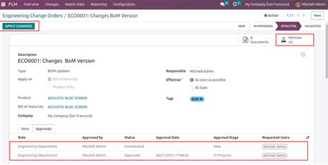 How To Manage Engineering Change Orders With Odoo 16 PLM App