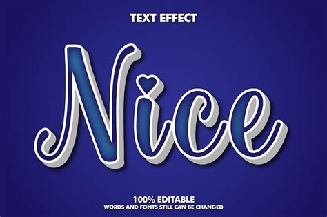 Premium Vector Modern Bold 3d Typography Cartoon Editable Text Effect