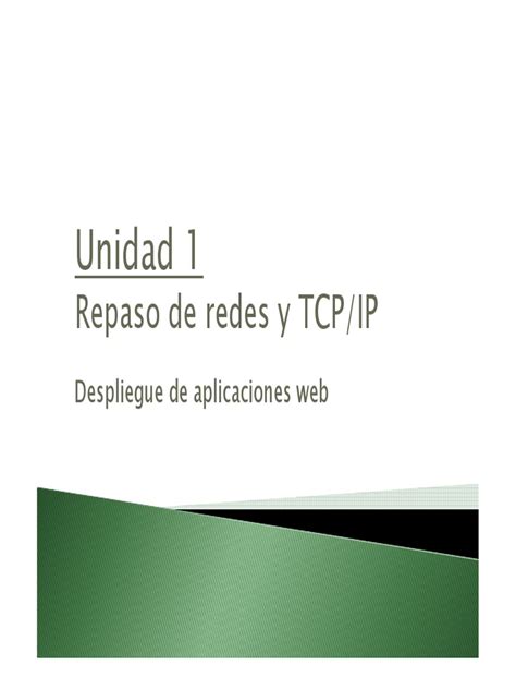 Tema 1 2 Introduccion Redes Tcpip Pdf Protocolos De Internet