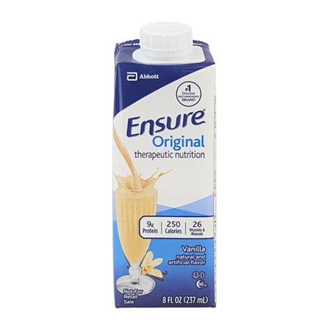 Form Ensure Orig Thera 1 0 Van RTF 8oz Ctn 2 5u Pediatric Home Health