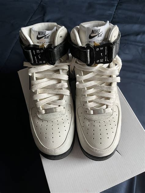 1017 Alyx 9sm × Alyx × Nike Alyx Nike Air Force 1 Blackwhite Grailed