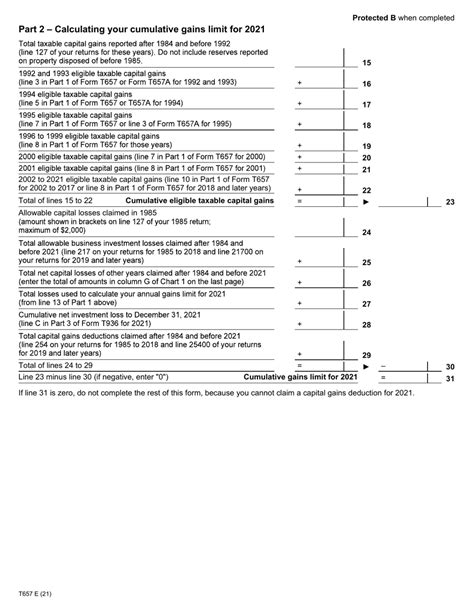 Form T657 Download Fillable Pdf Or Fill Online Calculation Of Capital