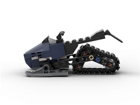 Lego Moc Snowmobile By Cubricks Rebrickable Build With Lego