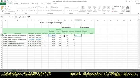 Exp22 Excel Ch01 Cumulativeassessment Excel Chapter 1 Cumulative Training Youtube