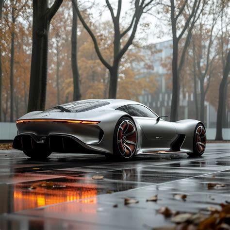 Sleek And Electric A Futuristic Car Illuminates The Night Artofit