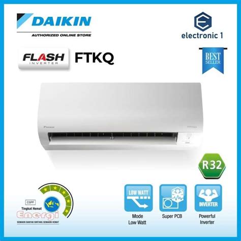 Jual AC SPLIT DAIKIN PK FLASH INVERTER PK FTKQ UVM KHUSUS MEDAN Di Seller Metro