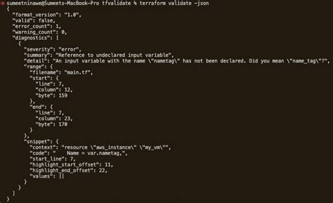Terraform Validate Command Validate Configuration Locally