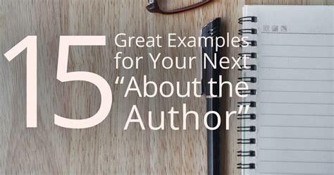 Biography Author Examples