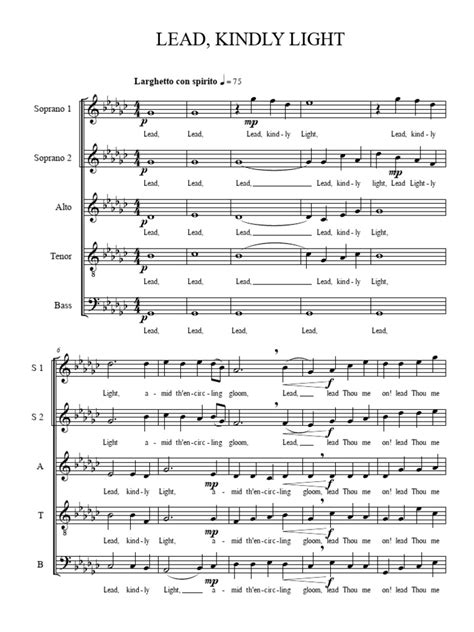 Lead Kindly Light Pdf