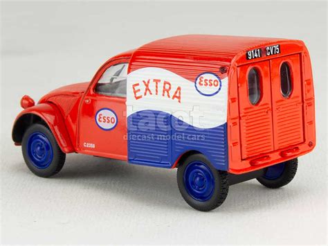Citroën 2CV AZU Fourgonnette Esso 1954 Norev Presse 1 43 Autos