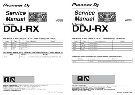 pioneer ddj rx service manual pioneer