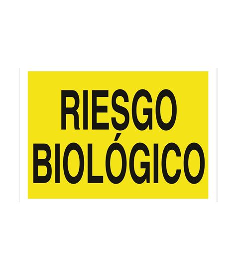 Señal De Advertencia Riesgo Biológico Solo Texto Cofan Comprar Online