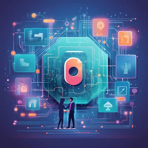 Abstract Vector Illustration Of An Access Control System Concept Stock