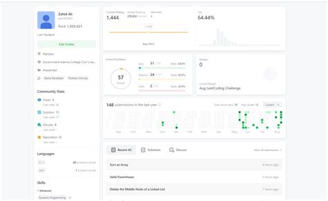 Zahid Ali On Linkedin Connections Leetcode Leetcodechallenge