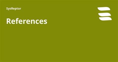 References SysReptor