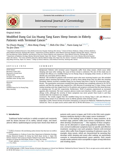 pdf modified dang gui liu huang tang eases sleep sweats in elderly