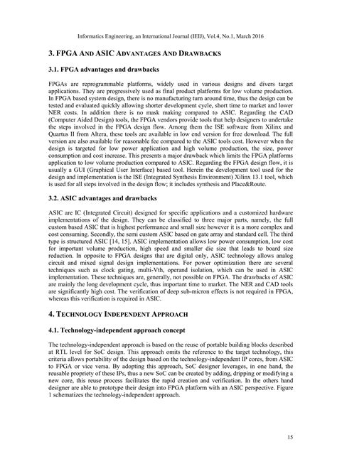 From Fpga To Asic Implementation Of An Openrisc Based Soc For Voip