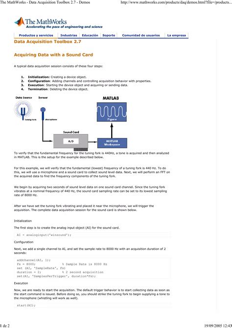 Daq Toolbox Examplesmatlab Pdf Digital Audio Computer Software