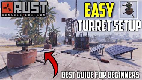 Rust Console How To Setup Auto Turrets Easy Guide For Beginners