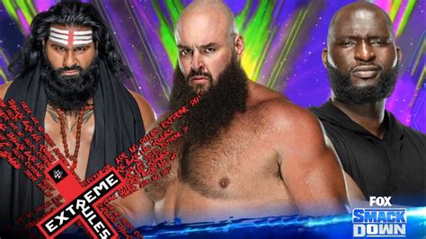 Veer Mahaan Vs Braun Strowman Vs Omos Full Match WWE Smackdowns