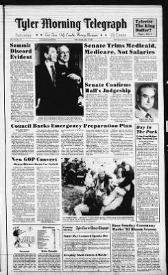 Tyler Morning Telegraph from Tyler, Texas - Newspapers.com™