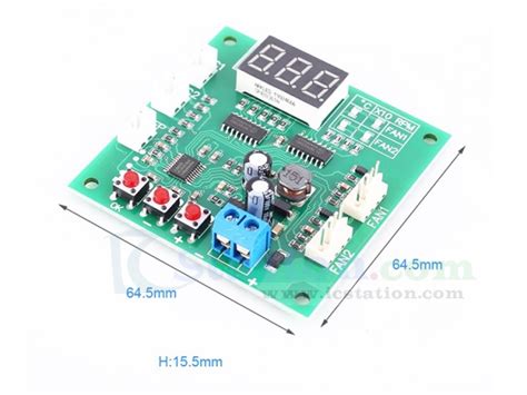 4wire Fan Temperature Controller Pwm Speed Governor For Pc Fanalarm