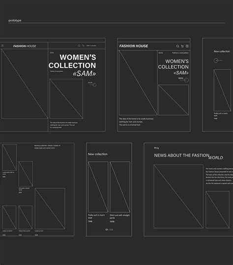 Online Shop UI UX Web Design Behance