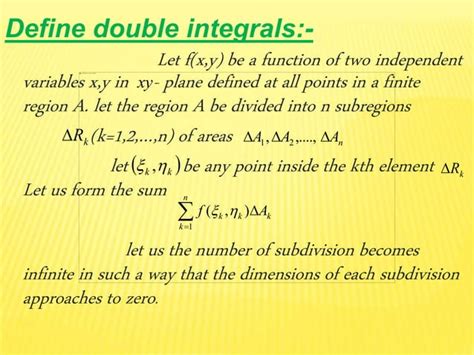 Double And Triple Integral Unit 5 Paper 1 Bsc 2 Mathematics Pptx