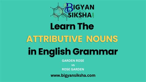 10 Easy Ways To Use Attributive Nouns In English Grammar