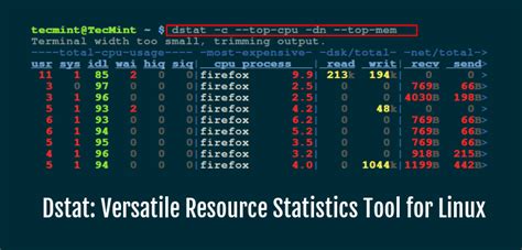 Dstat A Resourceful Tool To Monitor Linux Server Performance In Real Time