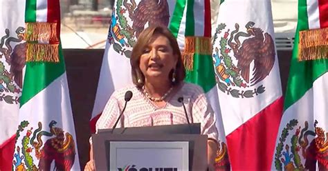 Xóchitl Gálvez Asegura Que México Todavía Tiene ‘hambre Y Sed De